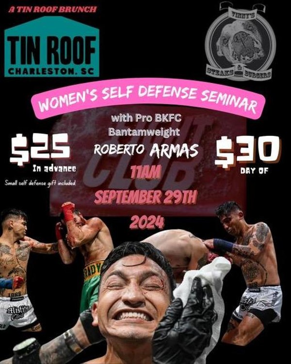 Womens Self Defense Seminar with Pro BKFC Bantamweight Roberto Armas at ...