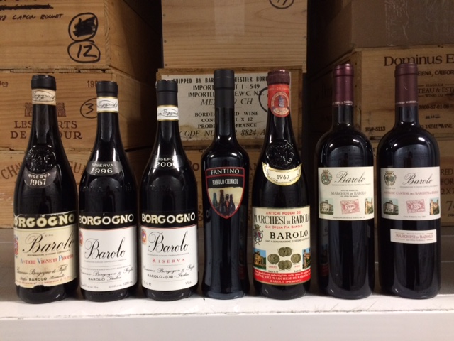 1967-2006 Old/Rare ITALIAN Barolo Horizontal & Vertical Tasting Event ...