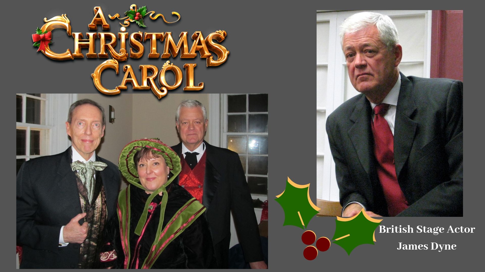 A Christmas Carol - professional reading starring British Stage Actor ...