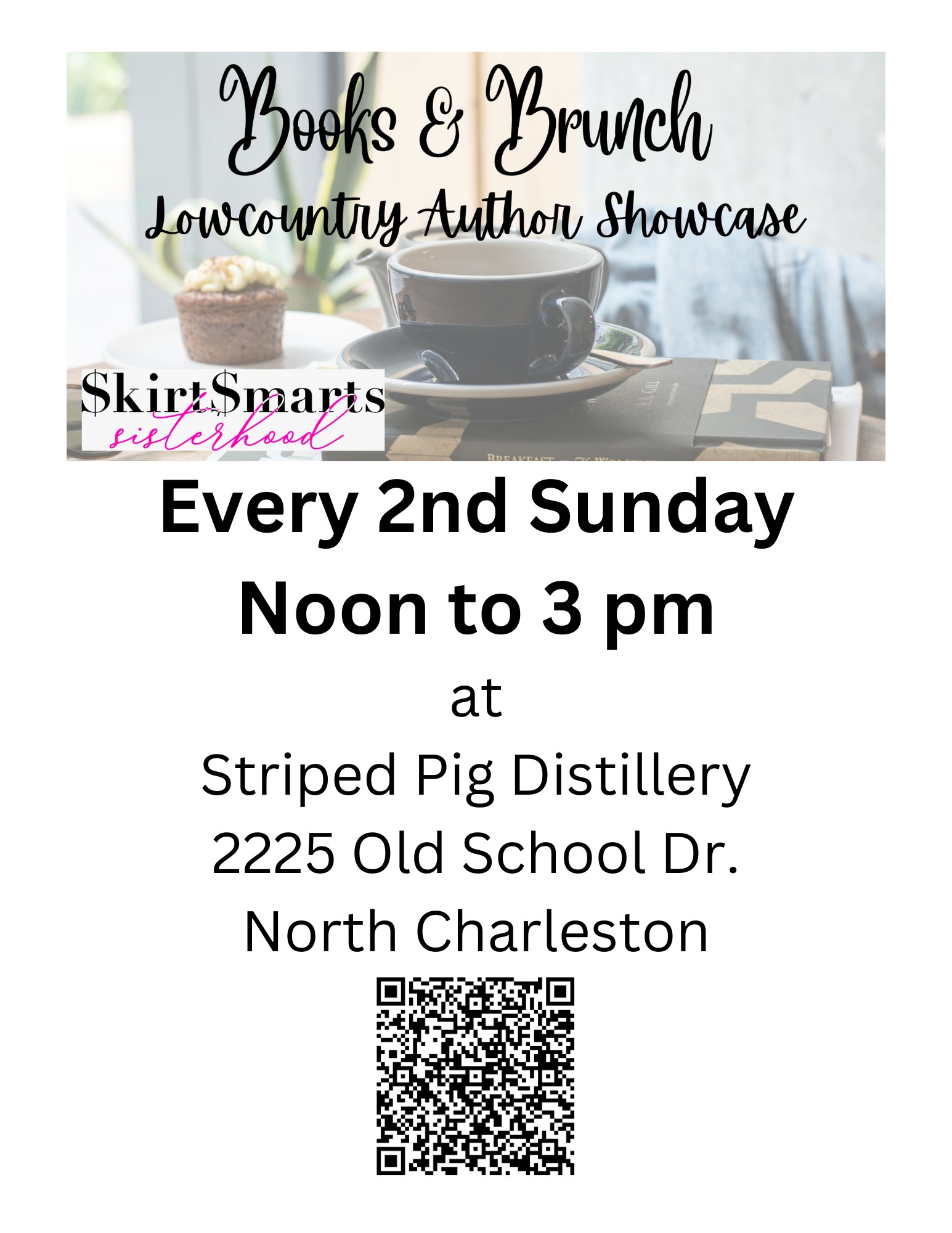 Books & Brunch Tickets | Striped Pig Distillery | North Charleston, SC ...
