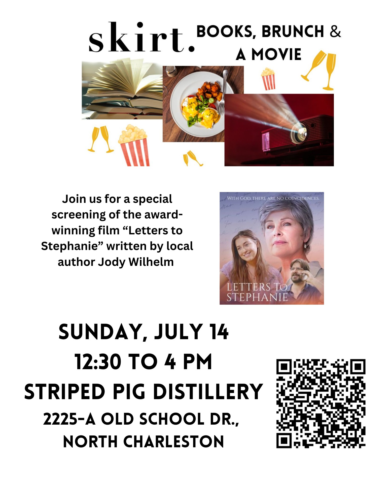 Books, Brunch & A Movie Tickets | Striped Pig Distillery | North ...